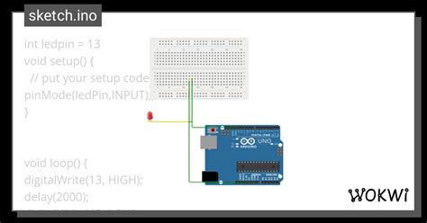 Ledblinking Wokwi Esp32 Stm32 Arduino Simulator
