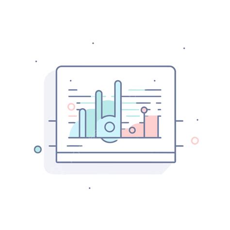 Business Analytics Icon Vector Flat Line Illustration Analysis