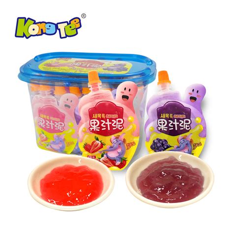 Confectionery Liquid Candy Sucking Fruity Paste Candy Jam Candy Jam And Liquid Candy