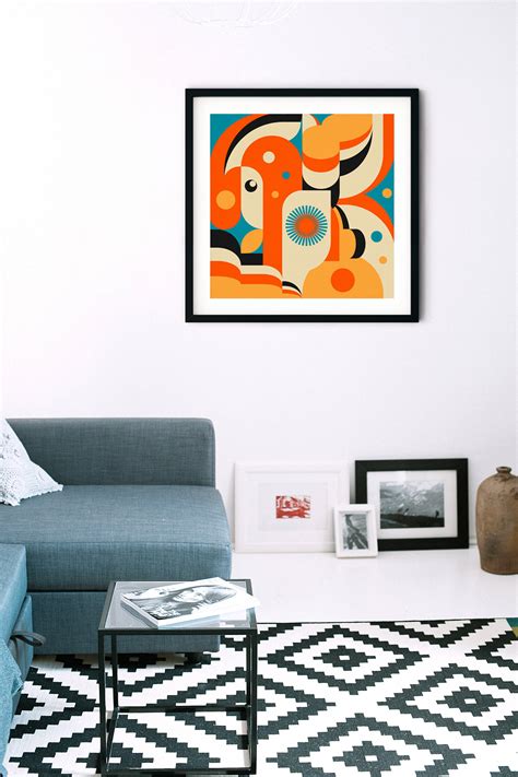 Geometric Abstraction Girl And Landscape Illustration Behance