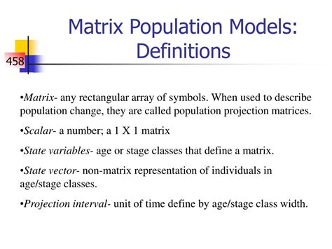 PPT Age Structured Models Continued Estimating L From Leslie Matrix Models PowerPoint