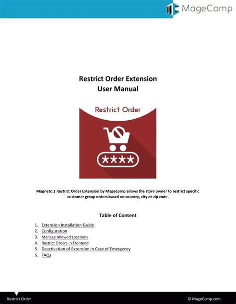 Ppt Magneto 2 Restrict Order Extension Powerpoint Presentation Free Download Id9805939