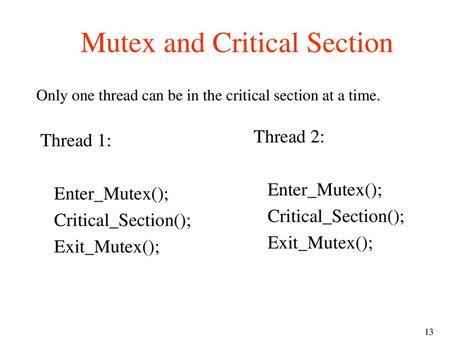 Lecture 11 Mutual Exclusion Ppt Download