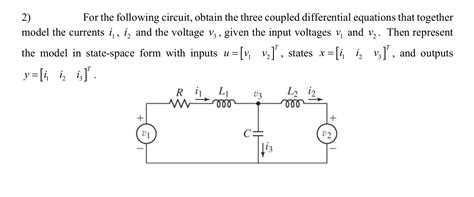 solved 2 for the following circuit obtain the three