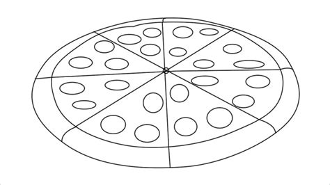 How To Draw A Pizza Step By Step For Beginners Easy Phase