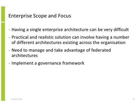 Enterprise Architecture Implementation And The Open Group Architectur