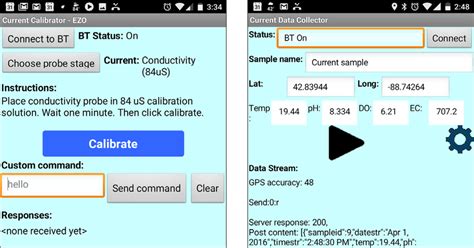 App Screens For Both The Android Calibration App Left And Field Download Scientific Diagram