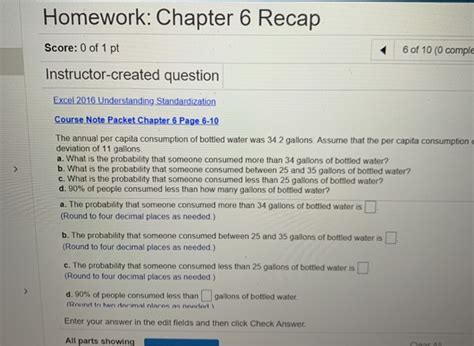 Solved Save Homework Chapter 6 Recap Score 0 Of 1 Pt