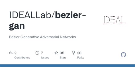 Github Ideallabbezier Gan Bézier Generative Adversarial Networks
