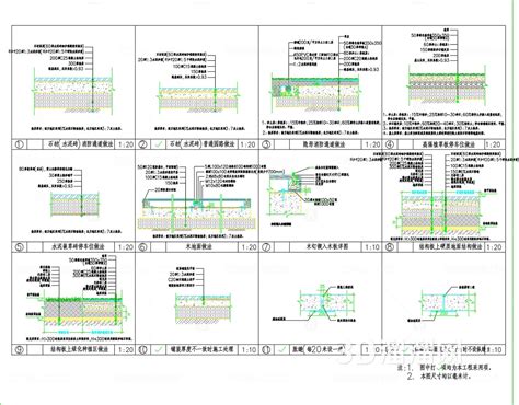 广场铺装详图 广场铺装平面图 第20页 大山谷图库