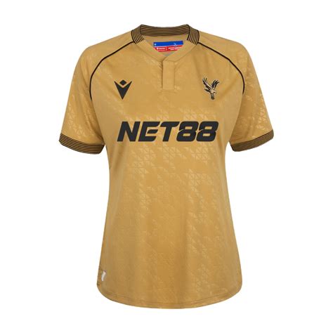 Crystal Palace Eagle Gold Women Jersey 25 26 Kickoffshopper
