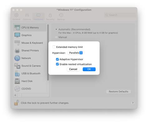 Nested Virtualization Support Parallels Desktop Developers Guide