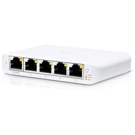 Ubiquiti Usw Flex Mini Poe Network Internet Hub Layer 2 Ethernet Switch Fast 5 Ports