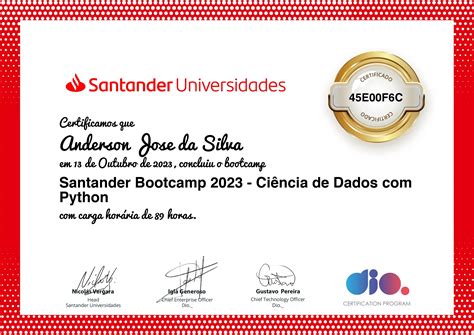 Santander Bootcamp 2023 Ciência De Dados Com Python Anderson Silva