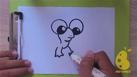 How To Draw Big Eye Turtle Youtube