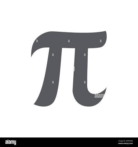 Pi Symbol Vector Icon Simple Mathematics Sign Stock Vector Image And Art
