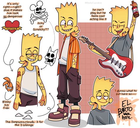 Bart Simpson Older By Beefycupcakes On Deviantart