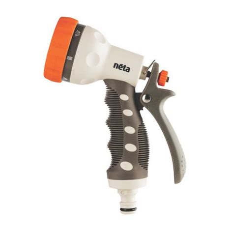 Neta Spray Gun Multi Purpose 7 Pattern 12mm Click On Flowe