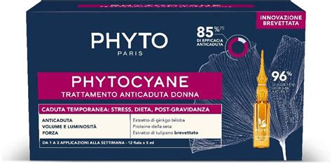 Phyto Phytocyane Anti Loss Treatment In Vials Optimal For Temporary