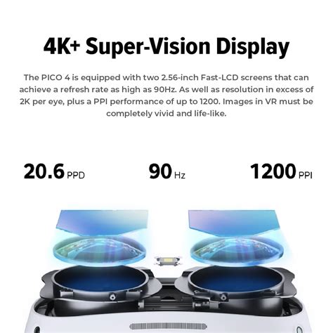 PICO 4 4K Full HD All In One Virtual Reality VR Headset 128GB 256GB Thunder Match