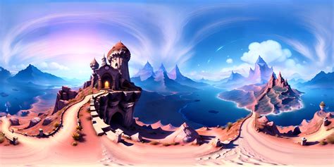 Skybox The Fantasycastle Free 3d Model Cgtrader