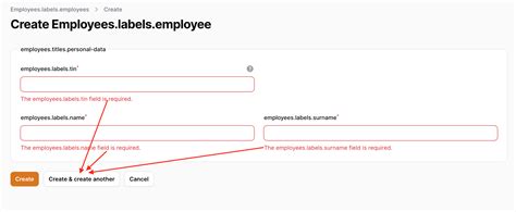 Create Create And Create Another Validation Filament