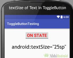ToggleButton On Off Tutorial With Example In Android Abhi Android