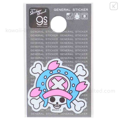 Japan One Piece Vinyl Sticker Pirate Flag Chopper Kawaii Limited