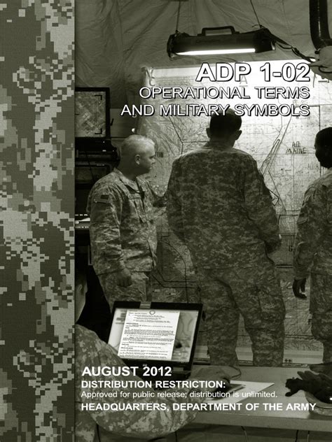 Adp 1 02 Operational Terms And Symbols Pdf Military International Security