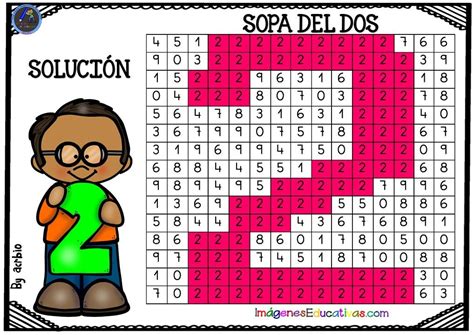 Sopa De NÚmeros Para Colorear Imagenes Educativas Sopa De Numeros