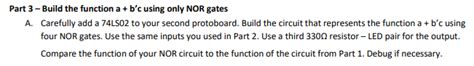 Solved Please Build A Tinkercad Circuit For The Equation And