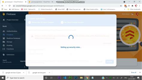 Firestore Setup Youtube
