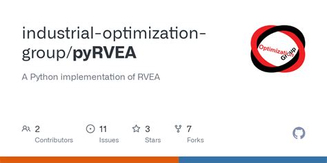 github industrial optimization group pyrvea a python implementation