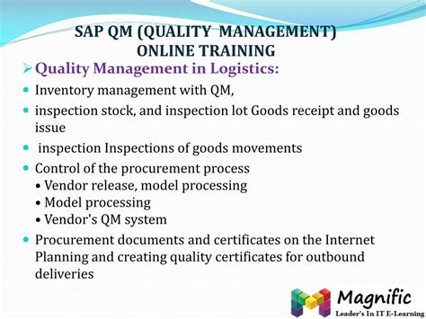 PPT Online Training Classes On Sap Qm In Kolkata Mumbai PowerPoint Presentation ID