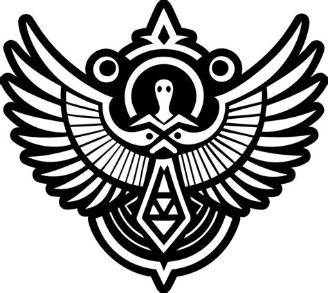 A Glyph Style Icon Of Isis Tattoo Symbol 55806397 Vector Art At Vecteezy