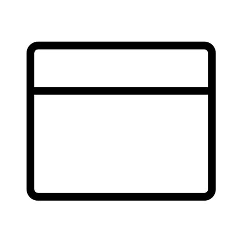 Browser Thin Vector Svg Icon Svg Repo