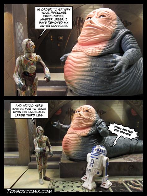 Jabba The Hutt Page Toy Box Comix