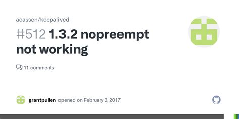 1 3 2 nopreempt not working · issue 512 · acassen keepalived · github