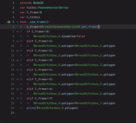 how to make collision shape 2d match current frame in animated sprite