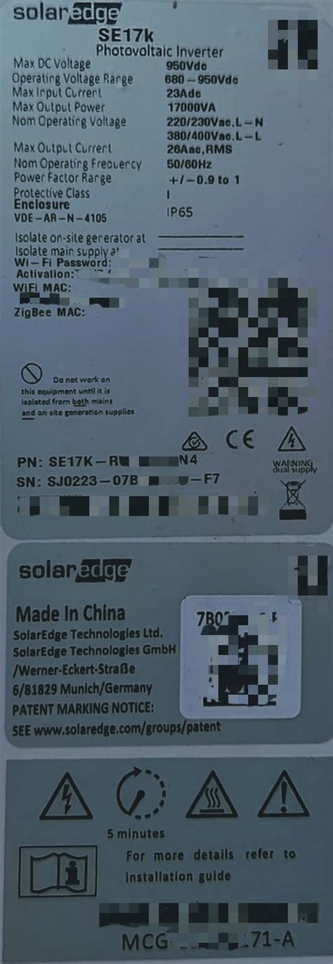 Solaredge Modbus Configuration For Single Inverter And Battery Page 15 Share Your Projects