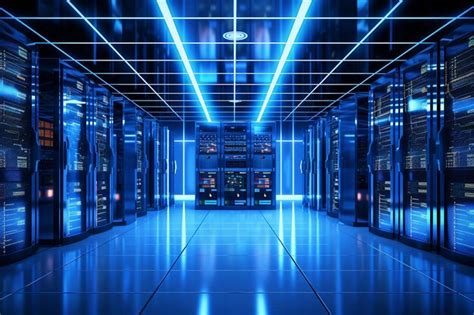 Premium Photo Server Room With A Layout Optimizing Airflow And Cooling