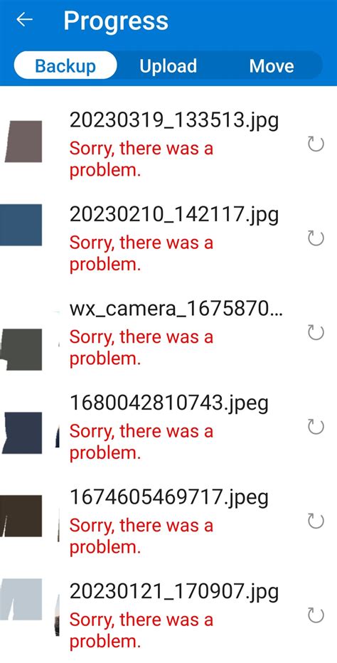 Onedrive camera backup error "Sorry, there was a problem" - Microsoft Community