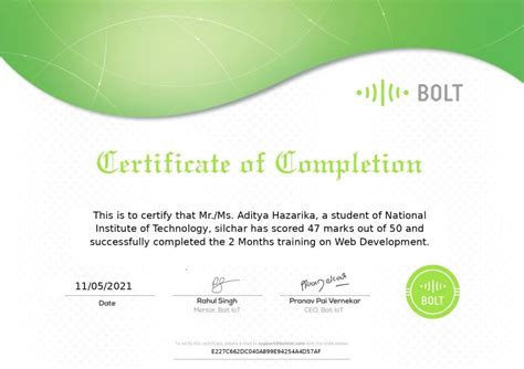 aditya hazarika on linkedin completed 2 months on web development