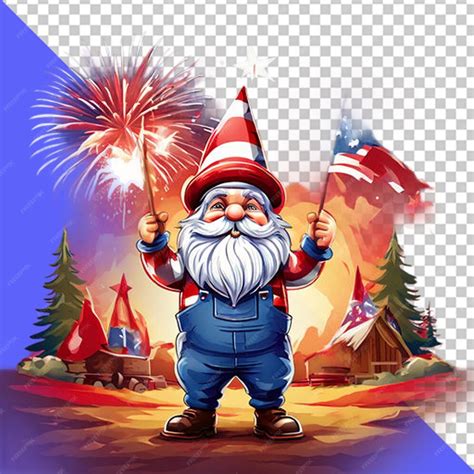 4th Of July Png Illustration Premium Ai Generated Psd