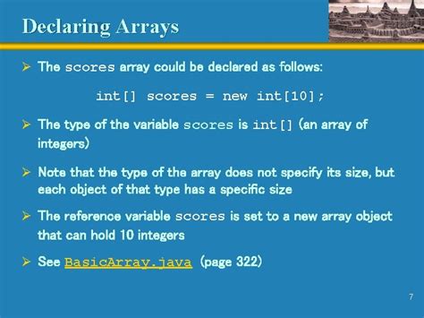 Chapter 6 Arrays Presentation Slides For Java Software