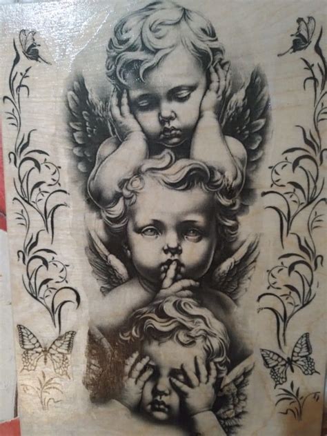 Ангелочки In 2024 Realistic Tattoo Sleeve Pretty Hand Tattoos Cool Tattoo Drawings