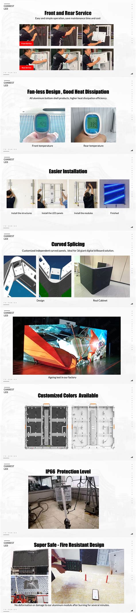 Outdoor P10 Big Led Display Screen For Advertising Large Digital Outdoors Led Bildschirm Sign