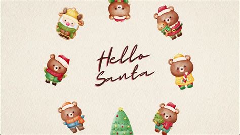 크리스마스를 기다려요🎄🎅hello Santaㅣ귀여운 음악 브이로그 브금 Royalty Free Music Youtube