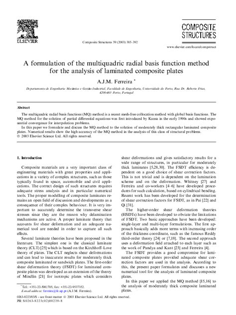 pdf a formulation of the multiquadric radial basis function method